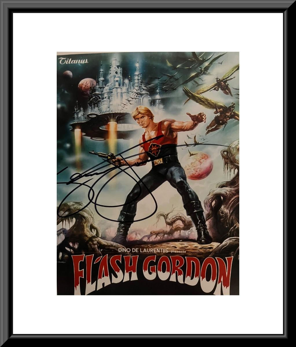 Flash Gordon Sam J. Jones signed movie photo | EstateSales.org