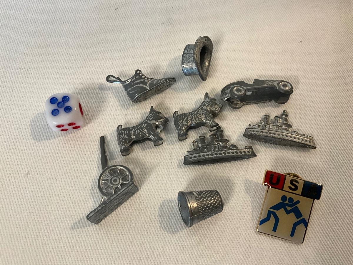 Vintage Monopoly Tokens | EstateSales.org