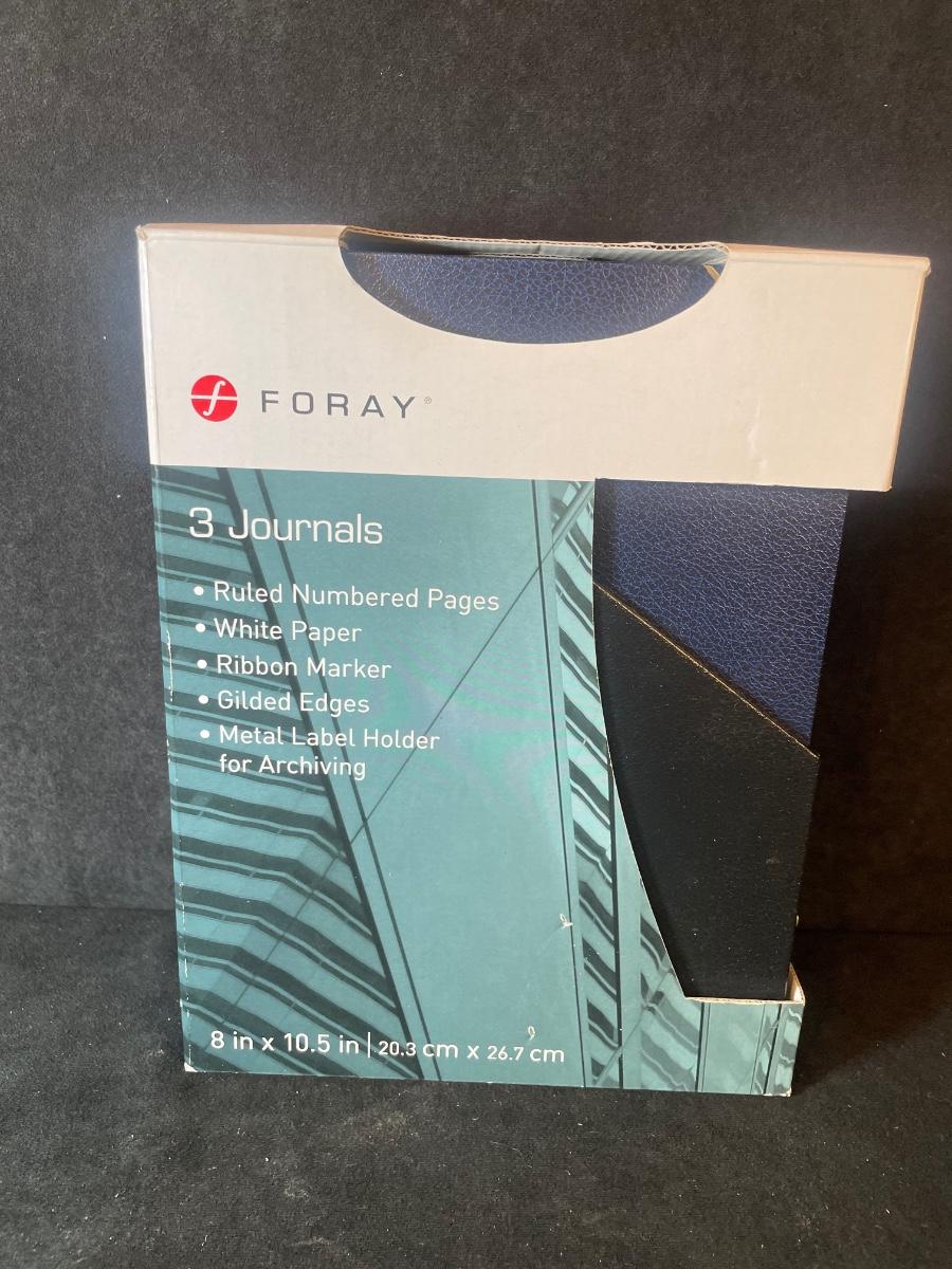 Lot 50. 3-pack of Foray Journals | EstateSales.org