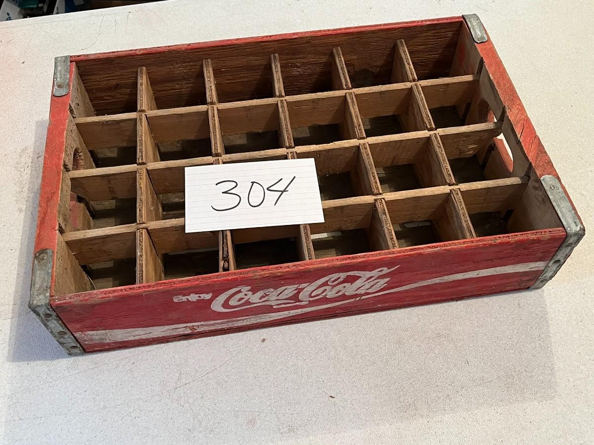 Vintage 1970's Coca Cola Bottle (24 Count) Wooden Box/Crate ...
