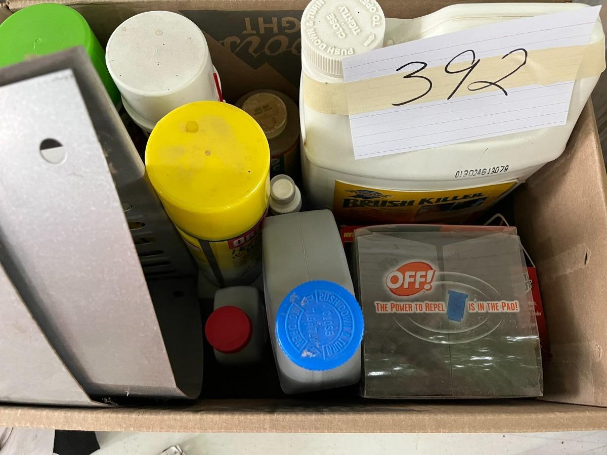 Assorted Box Of Weed Killer, Wasp Killer, Mosquito Killer & Mouse Traps ...