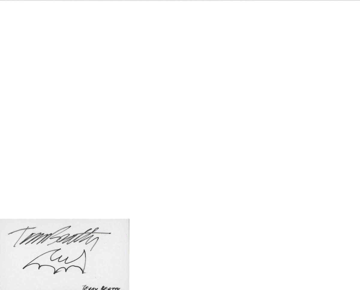 Terry Beatty signature cut | EstateSales.org