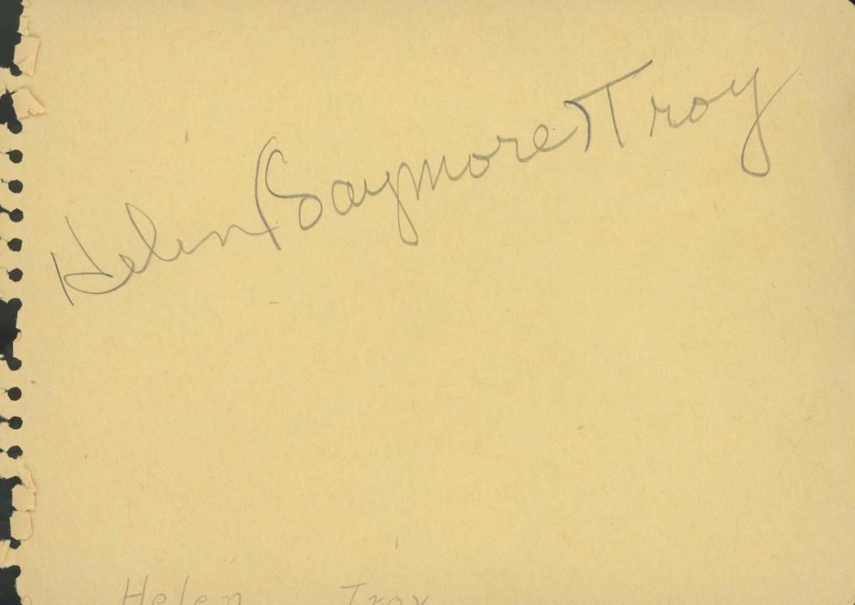 Helen Troy signature cut | EstateSales.org