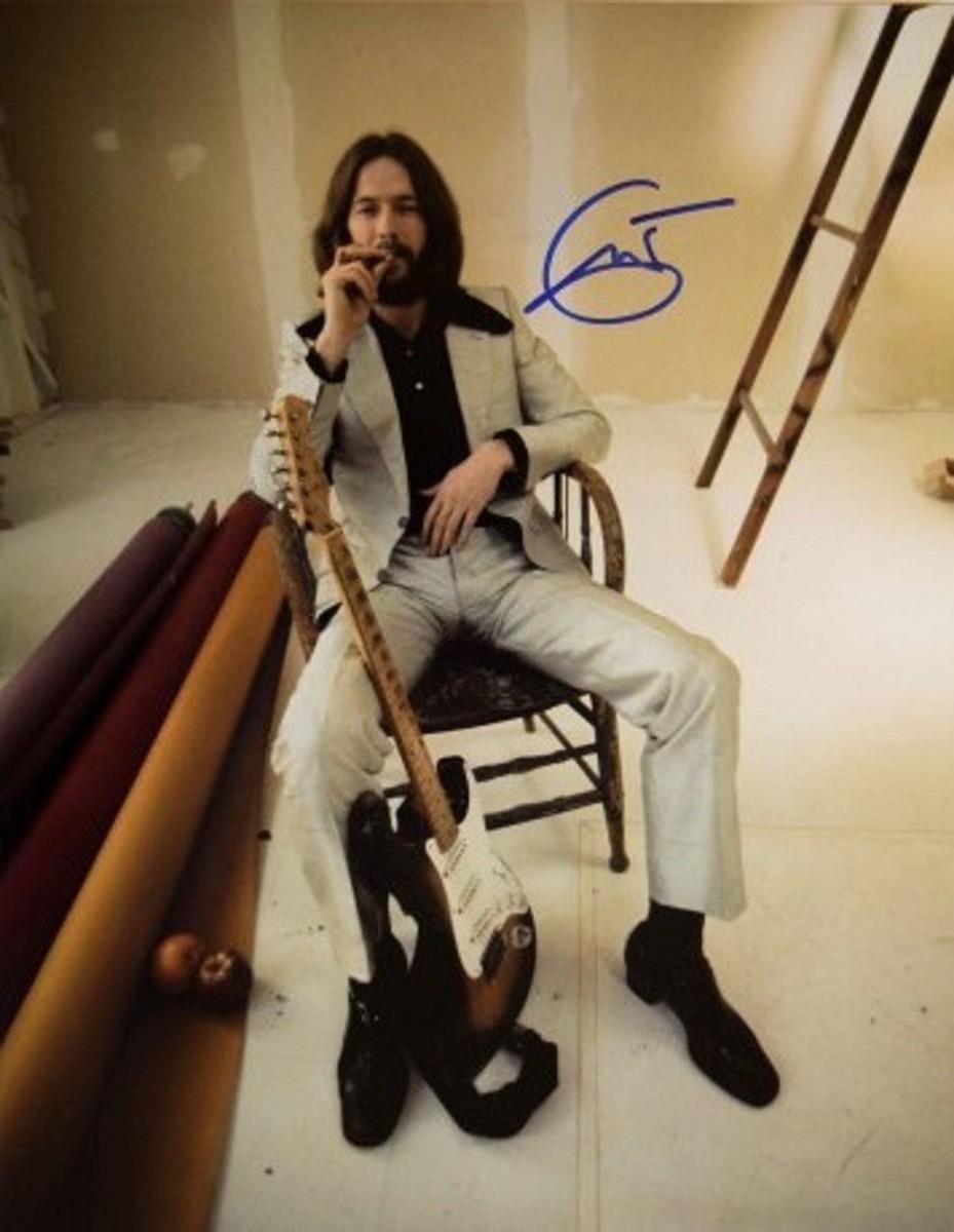 Eric Clapton signed promo photo | EstateSales.org