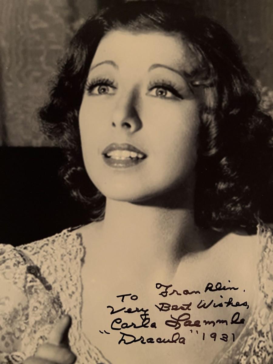 Carla Laemmle signed photo | EstateSales.org