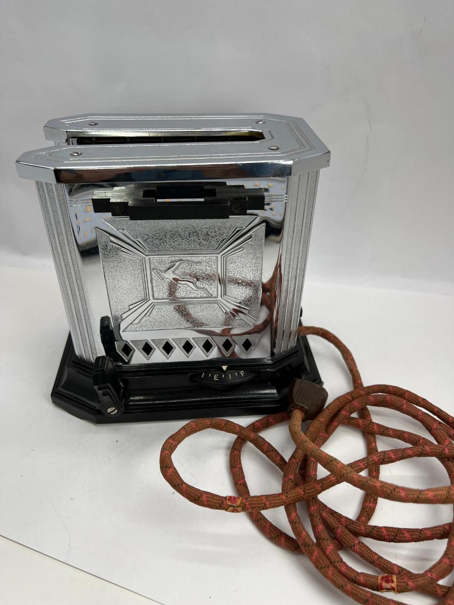 Gazelle Tipper Toaster 1930s Edison General Electric Co. Hotpoint Model ...
