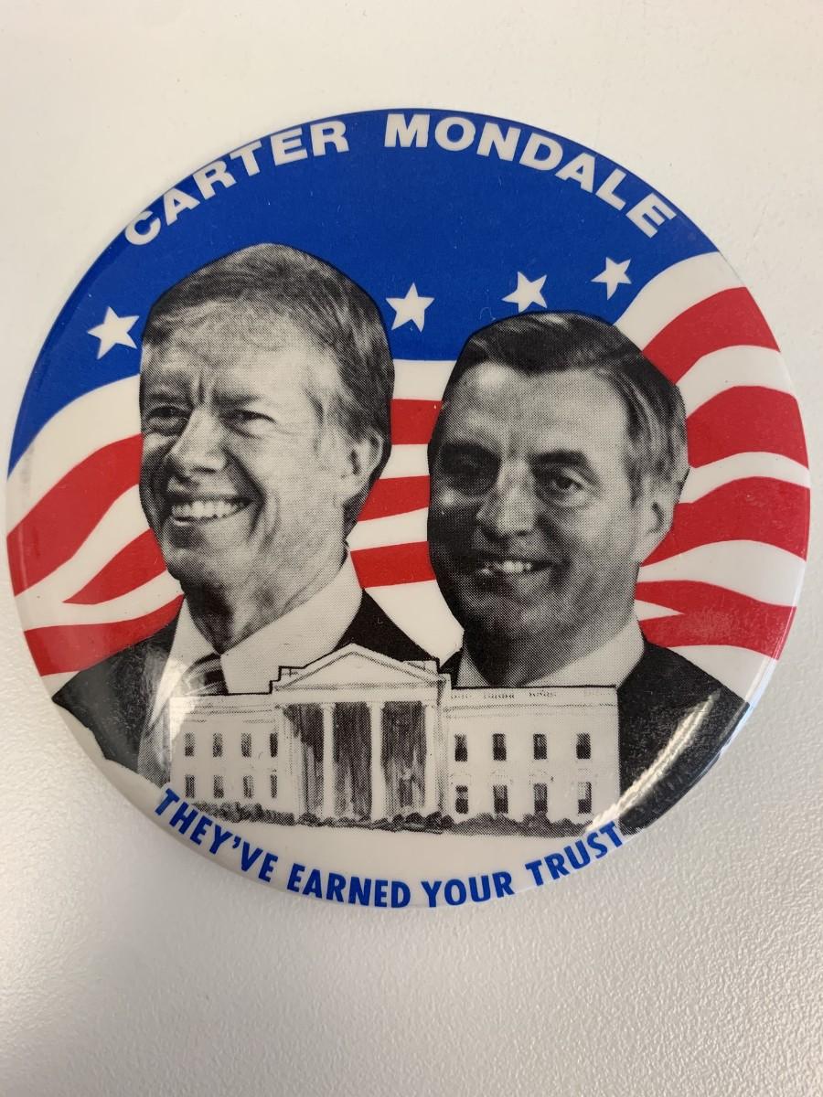 Carter Mondale They've Earned Your Trust pin | EstateSales.org