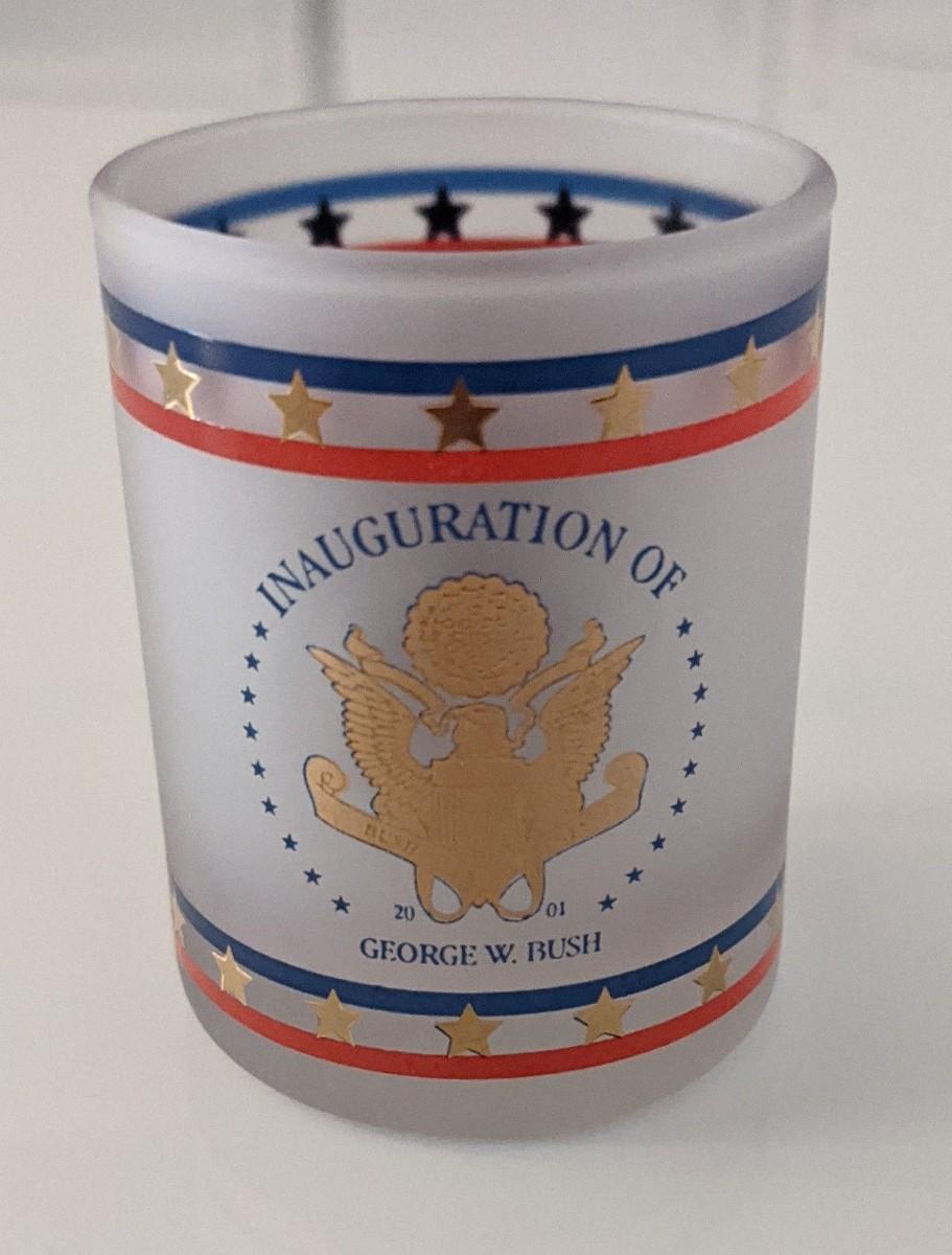 Bush/Cheney 2001 Inauguration Shot Glass (Red, White, Blue ...