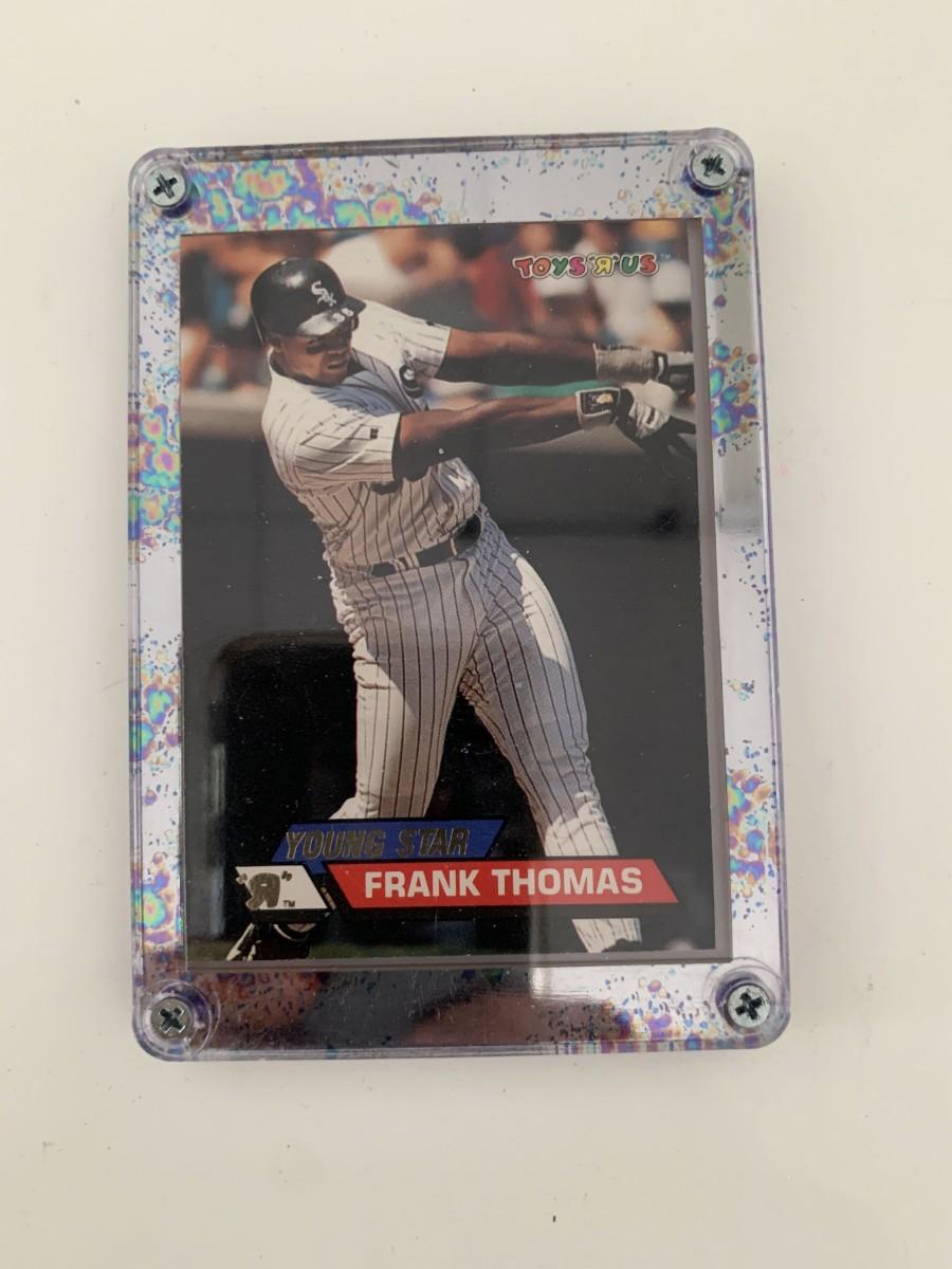 Frank Thomas Young Star Framed Baseball Card | EstateSales.org