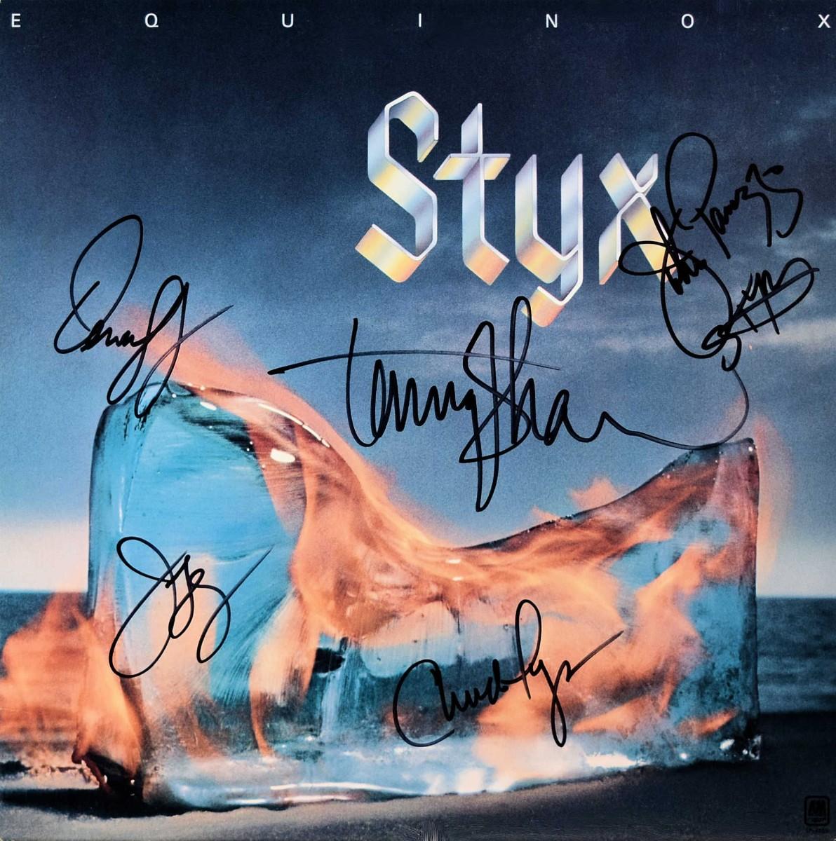 Styx signed Equinox album | EstateSales.org