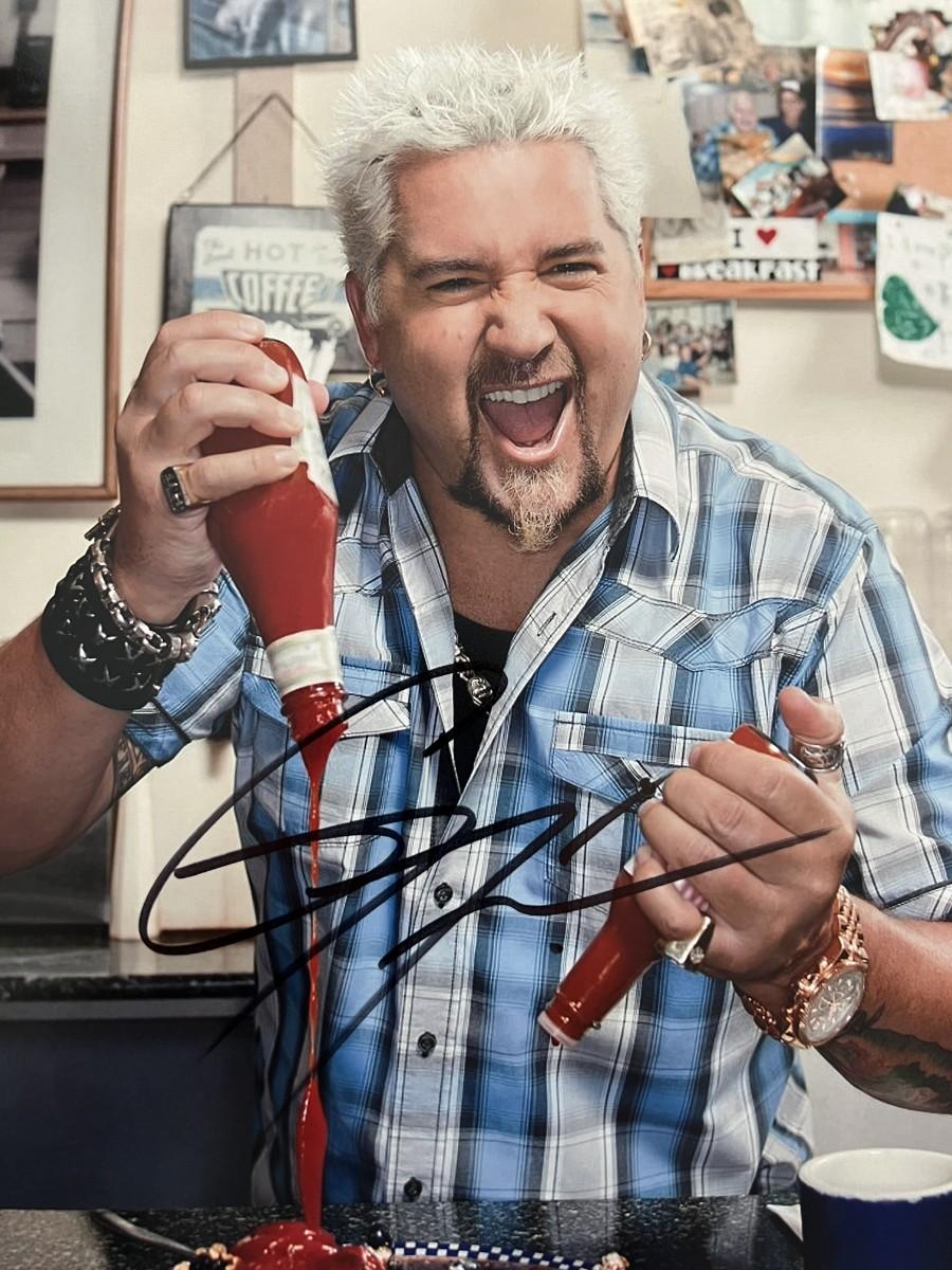 Chef Guy Fieri signed photo | EstateSales.org