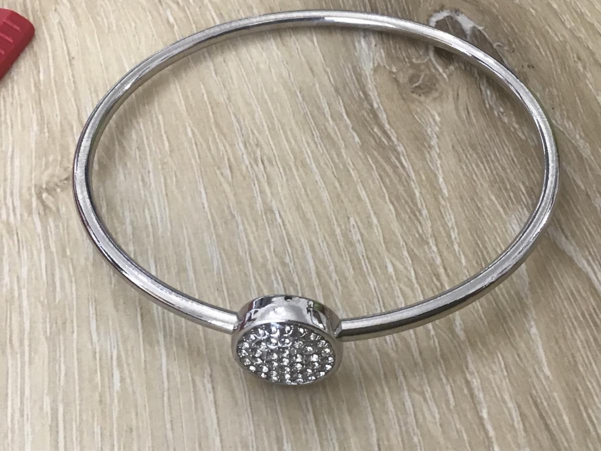 Rhinestone Bangle | EstateSales.org
