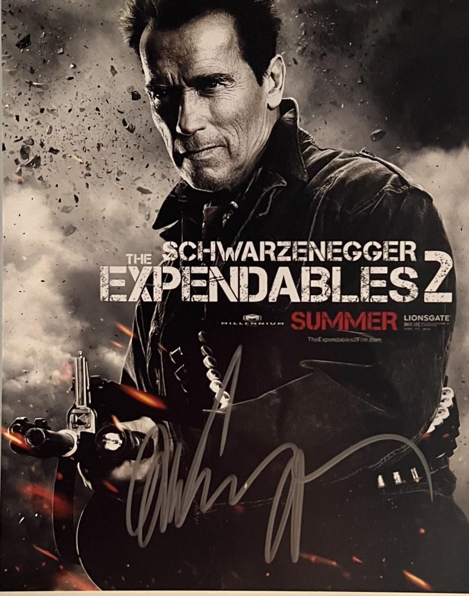 The Expendables 2 Arnold Schwarzenegger signed photo | EstateSales.org
