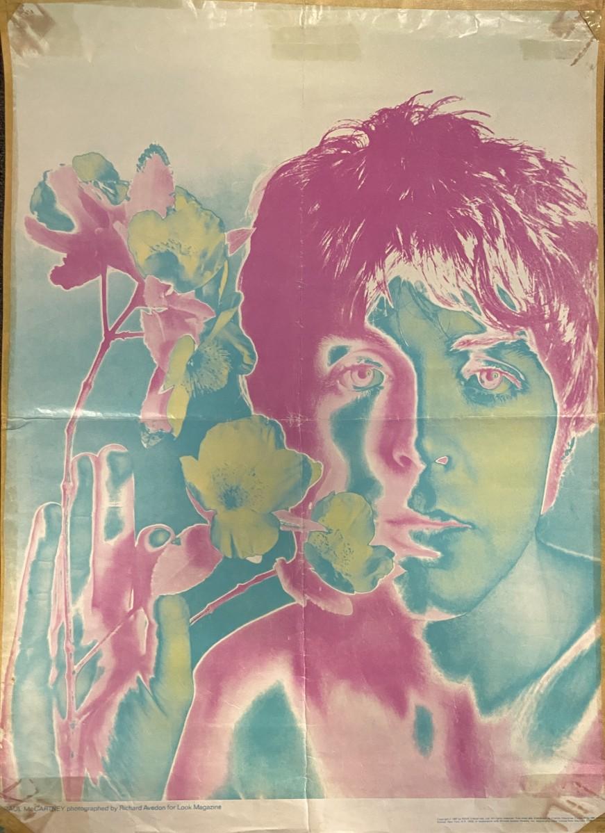 1967 Psychedelic Beatles insert poster set | EstateSales.org