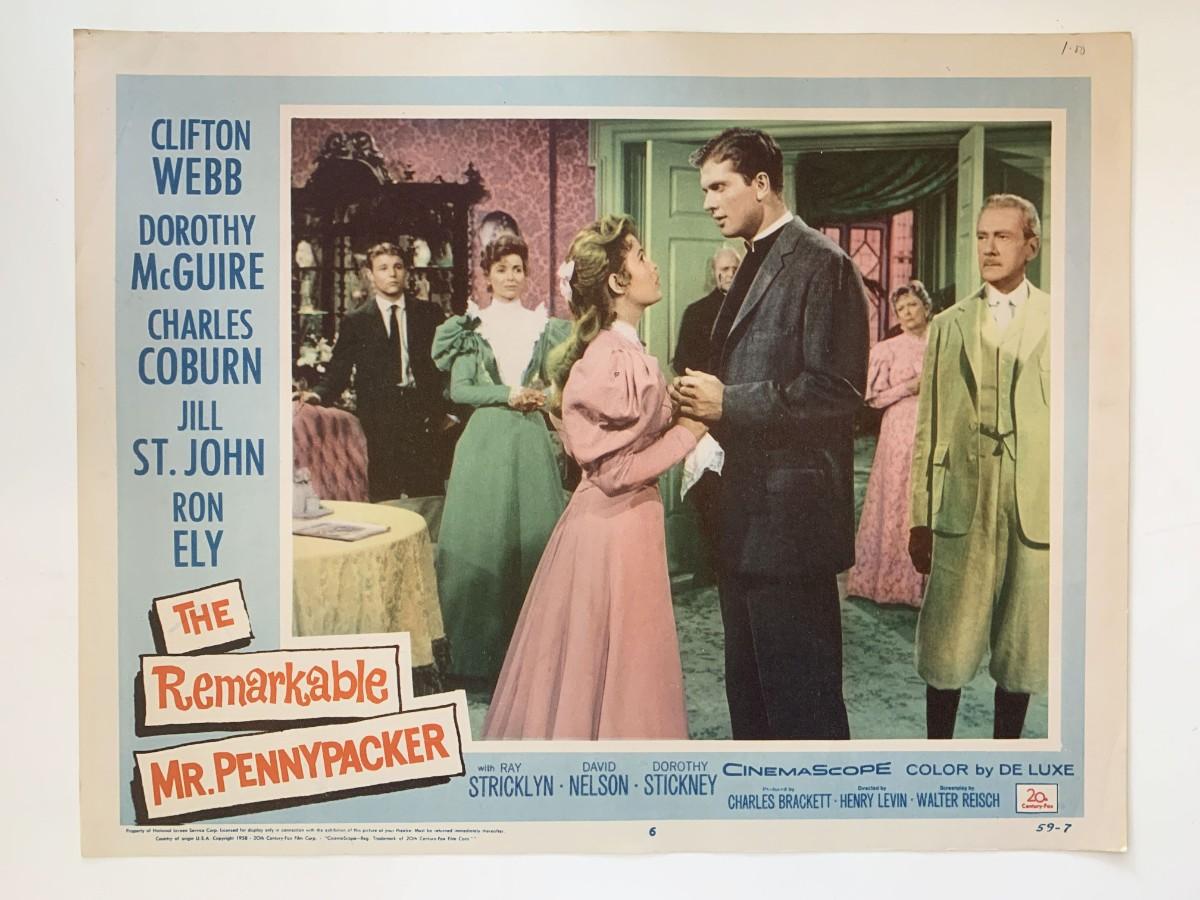 The Remarkable Mr. Pennypacker original 1959 vintage lobby card ...