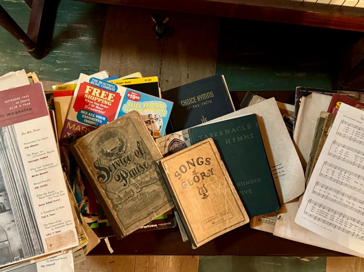Religious Music Books Lot | EstateSales.org