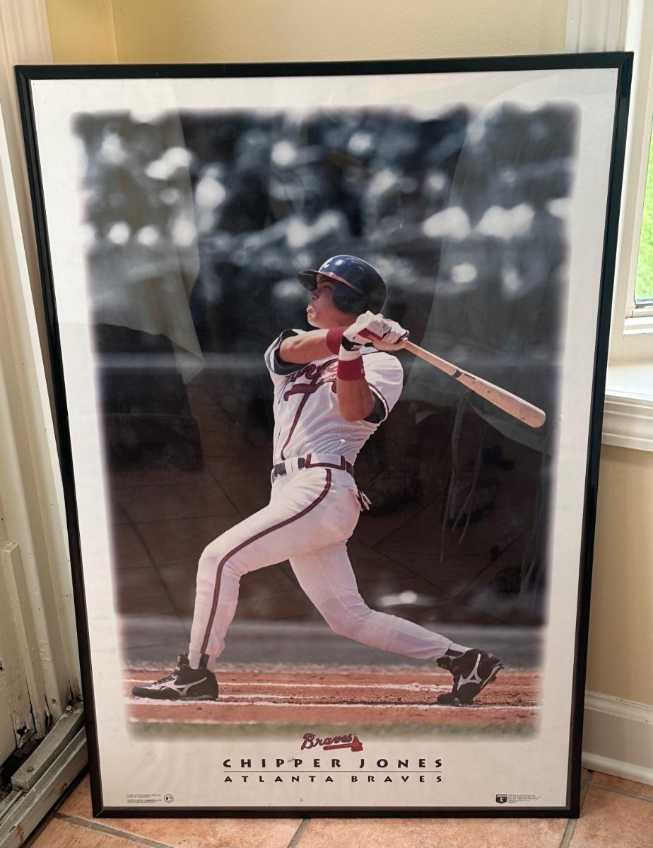 Chipper Jones Poster | EstateSales.org