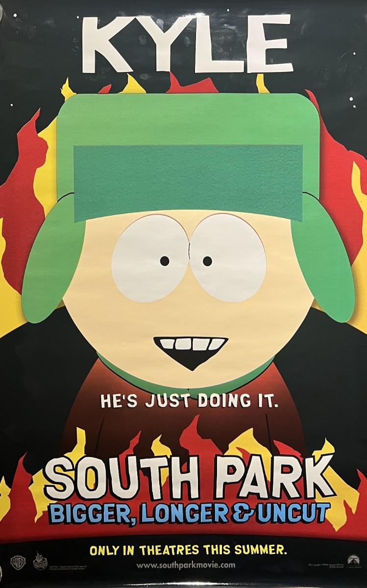 South Park Kyle 1999 Bigger Longer Uncut Original Bus Shelter Movie ...
