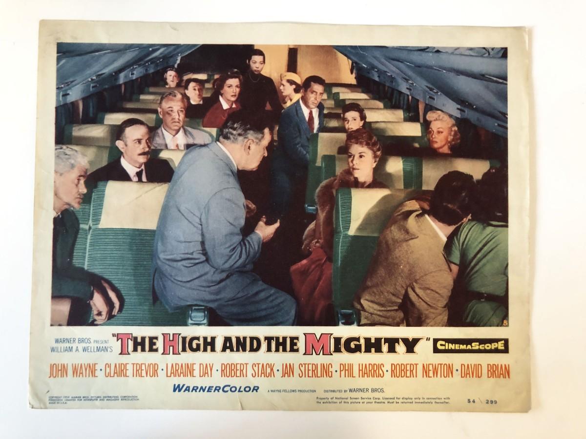 The High and the Mighty original 1954 vintage lobby card | EstateSales.org
