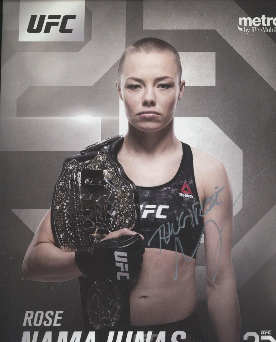 Rose Namajunas signed photo | EstateSales.org