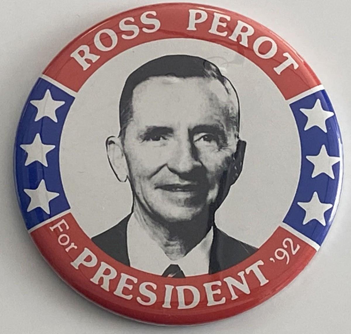 Ross Perot for President 1992 pin | EstateSales.org