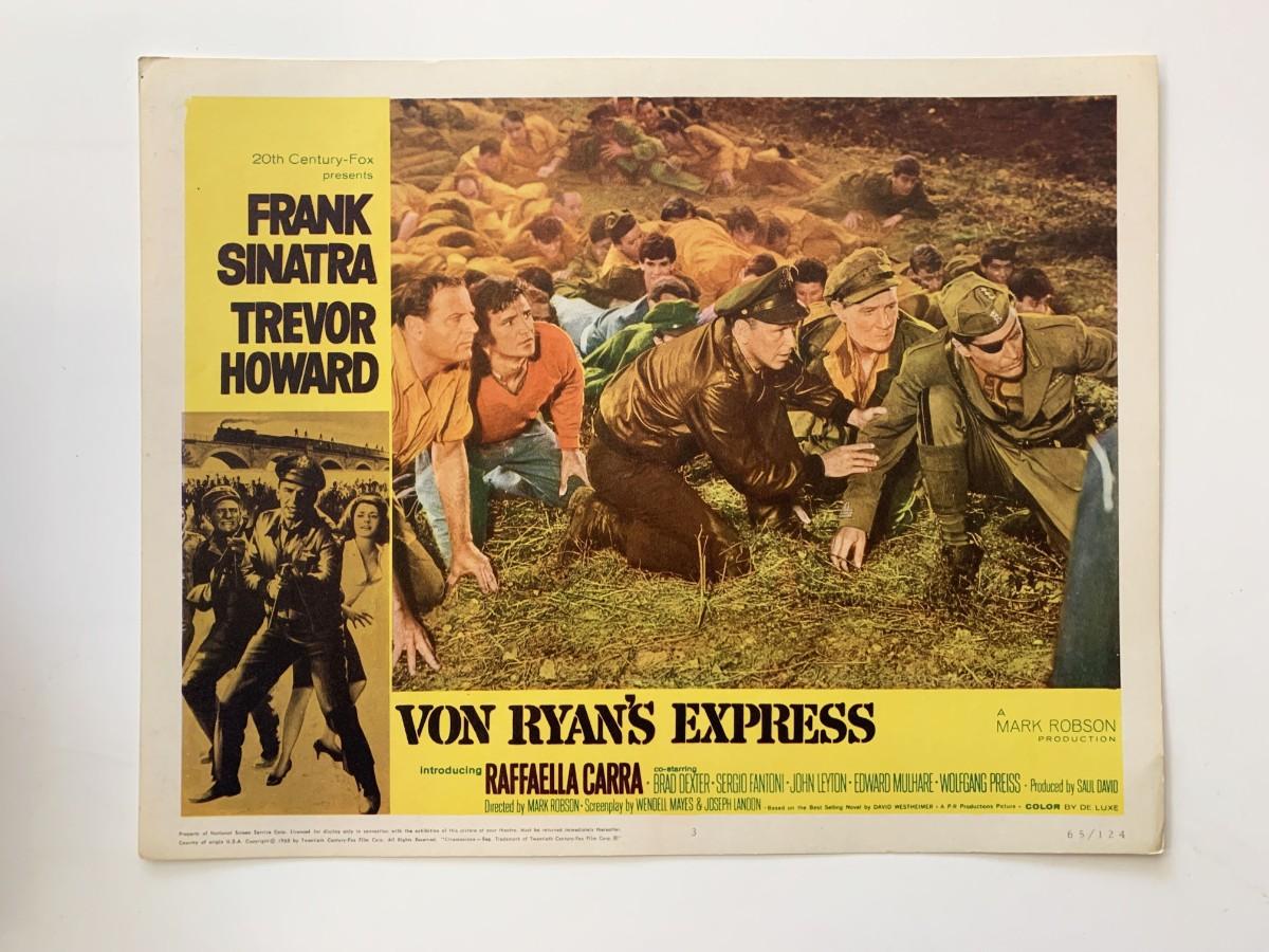 Von Ryan's Express original 1965 vintage lobby card | EstateSales.org