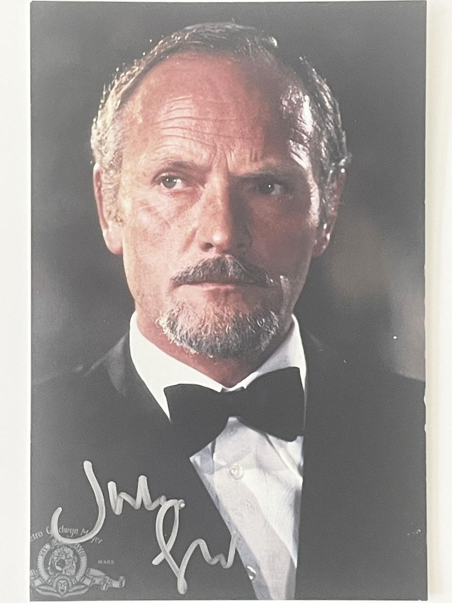 British actor Julian Glover signed photo | EstateSales.org