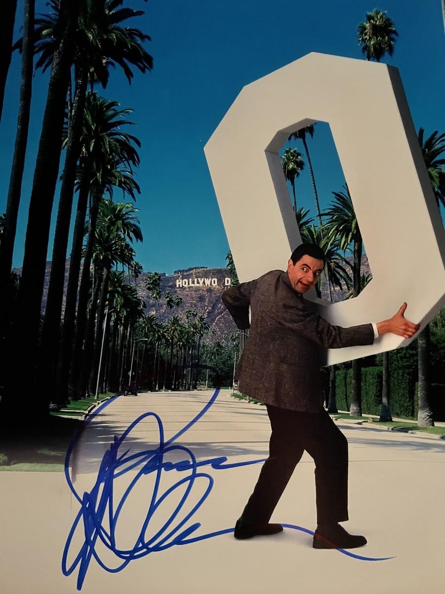 Mr. Bean Rowan Atkinson signed photo | EstateSales.org