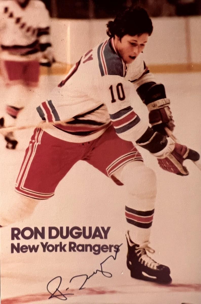NY Ranger Ron Duguay signed photo | EstateSales.org