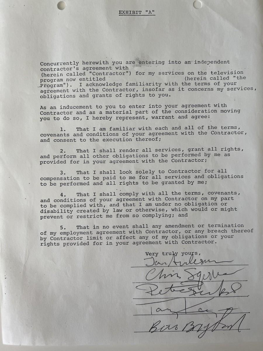 Yes signed contract | EstateSales.org