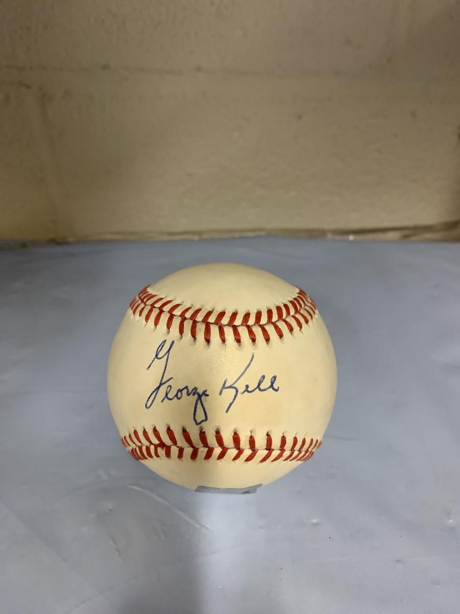 George Kell signed baseball | EstateSales.org