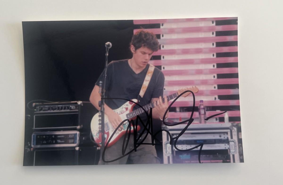 John Mayer signed photo | EstateSales.org