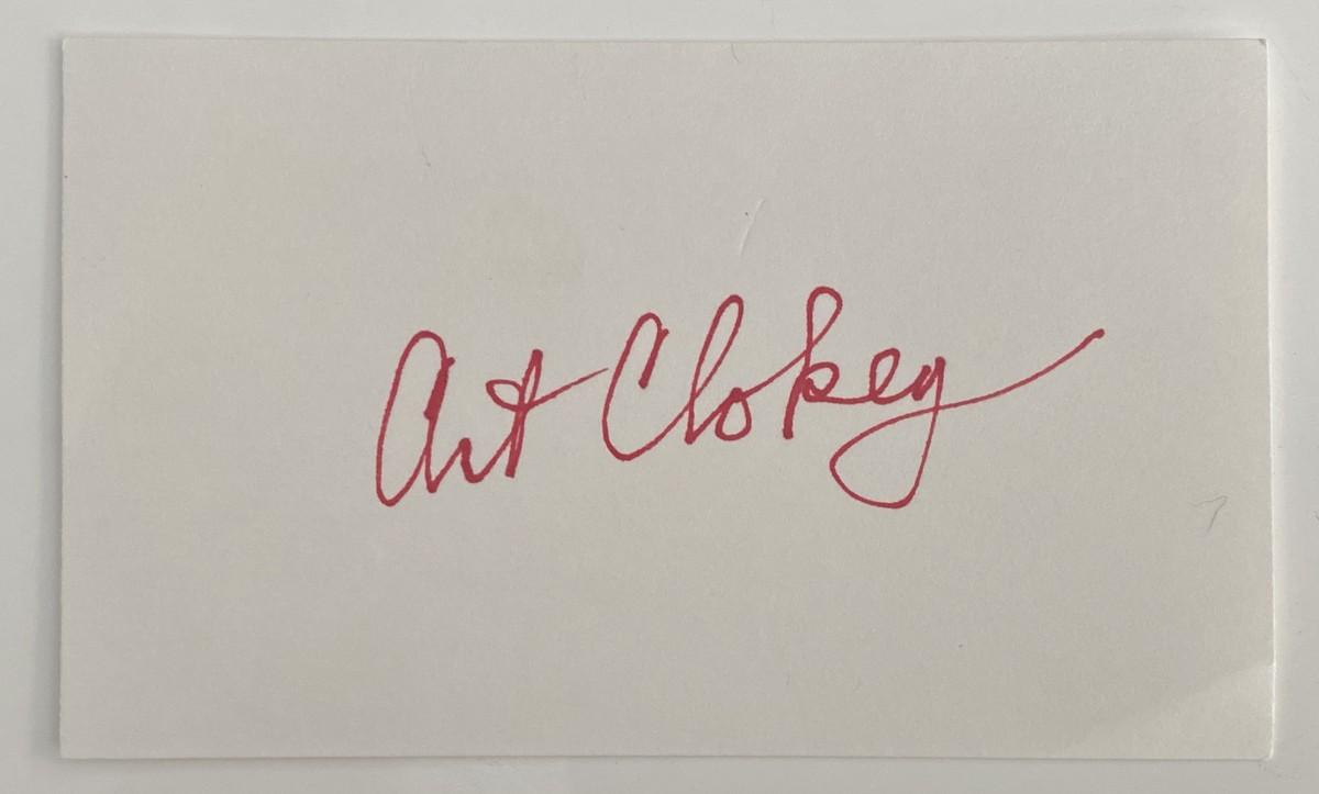 Art Clokey original signature | EstateSales.org