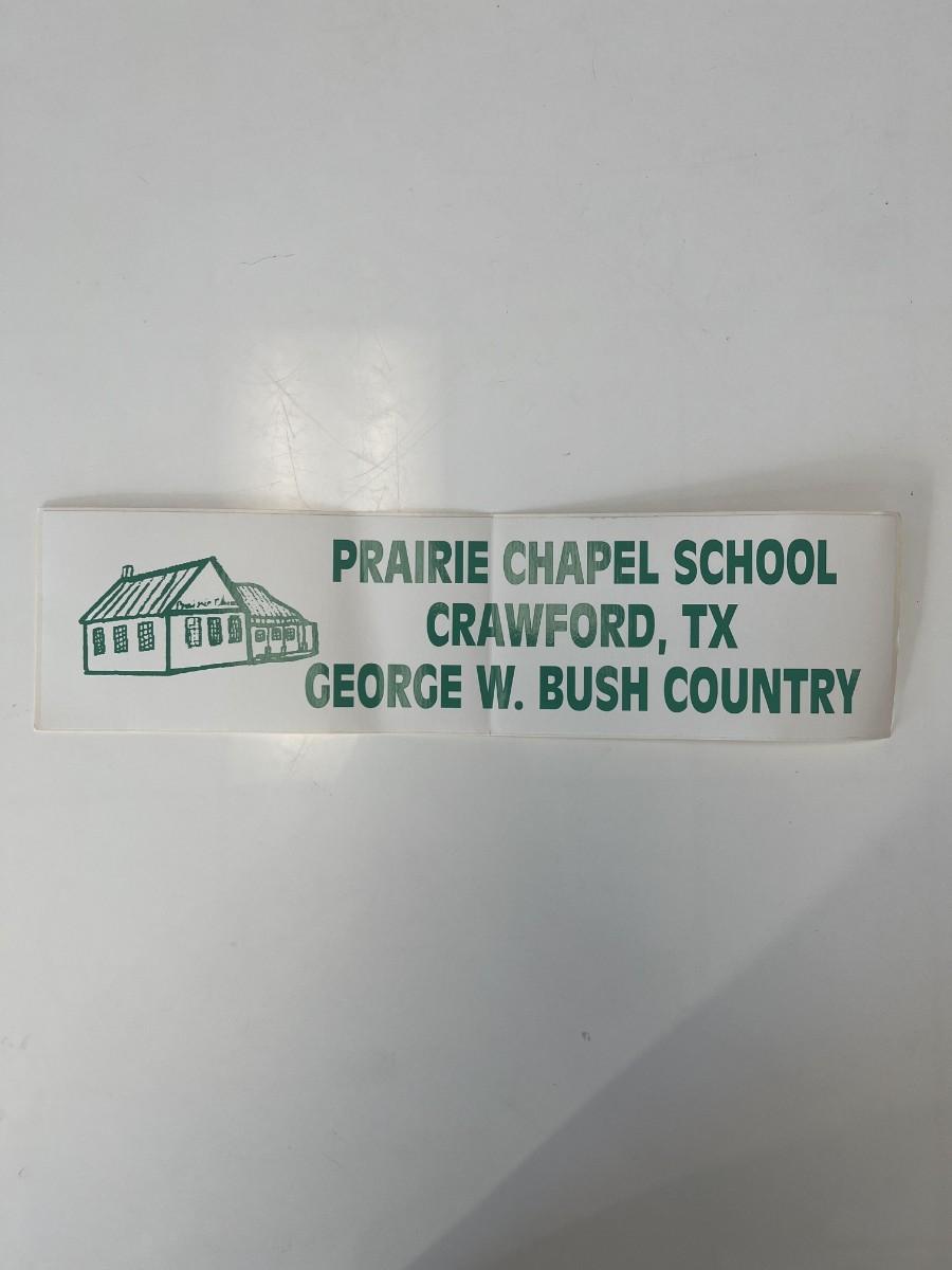 Prairie Chapel School bumper sticker | EstateSales.org