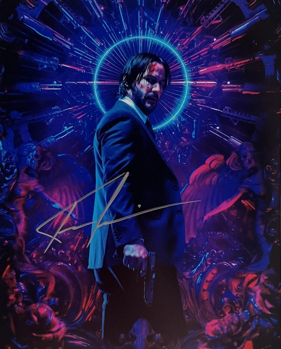 John Wick Keanu Reeves signed photo | EstateSales.org
