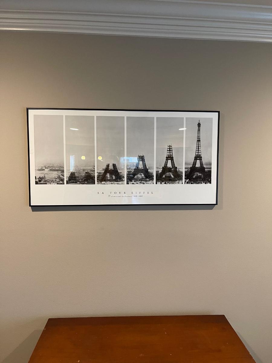 Eiffel Tower poster | EstateSales.org