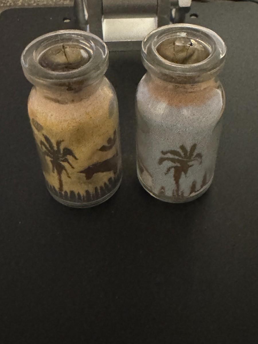 2 vials of sand art | EstateSales.org