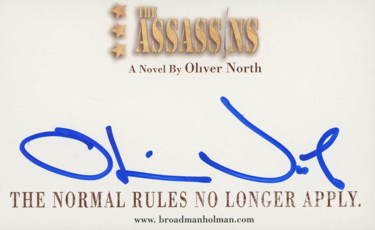 Oliver North signature cut | EstateSales.org