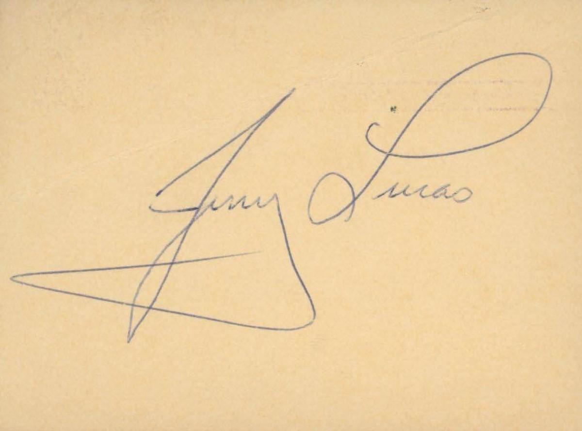 Jerry Lucas original signature | EstateSales.org