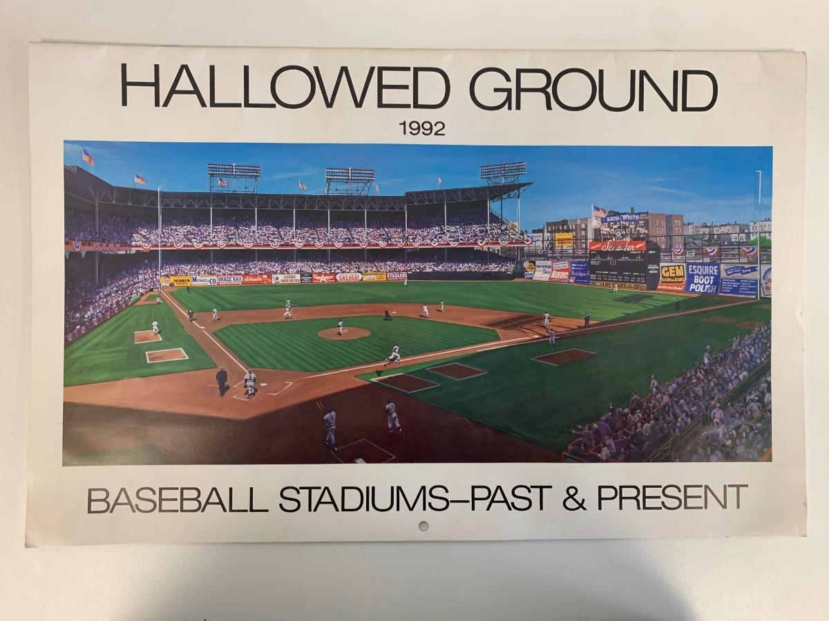 1992 Hallowed Ground Baseball Parks Calendar | EstateSales.org
