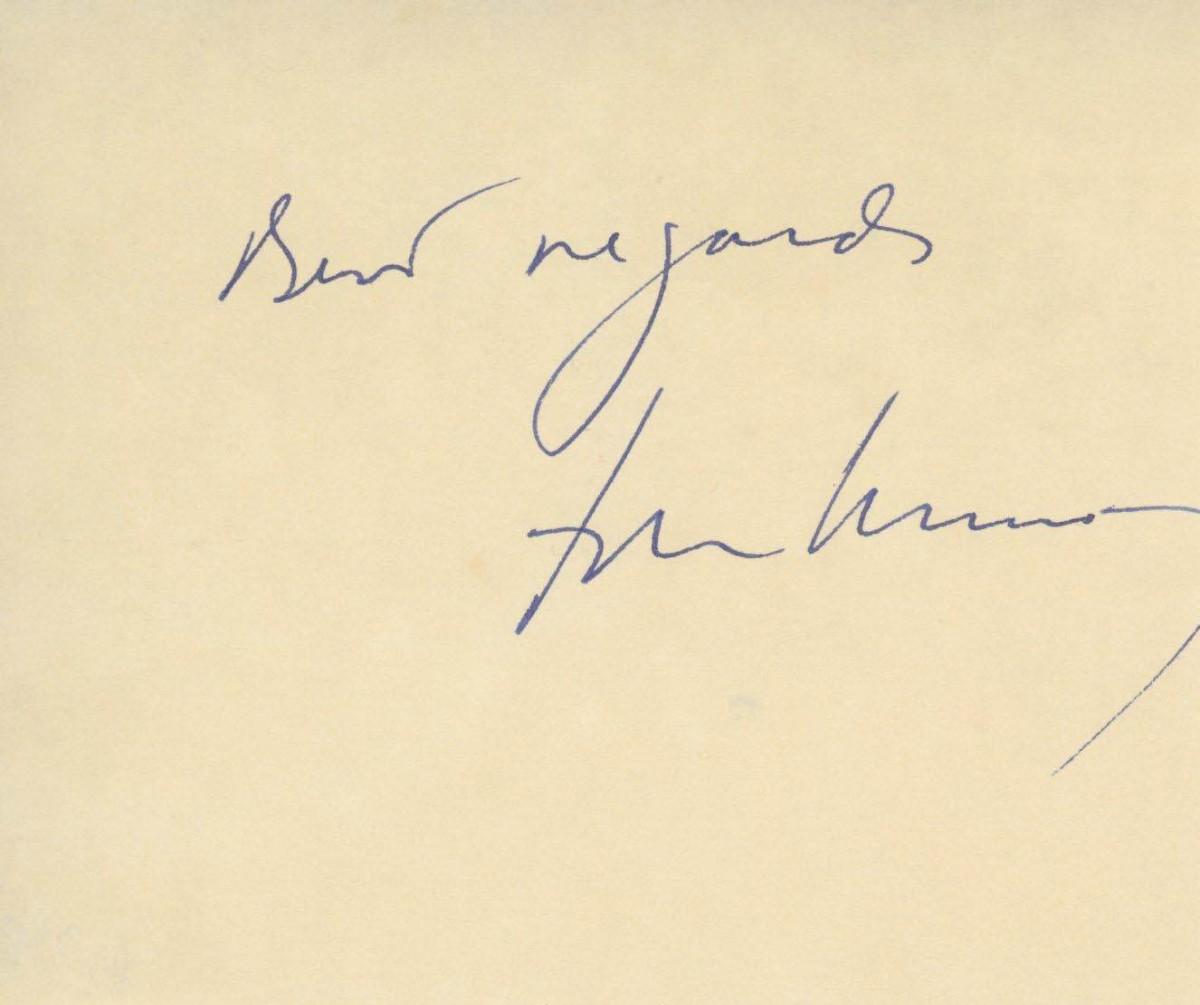 President John F. Kennedy signature cut. GFA Authenticated ...