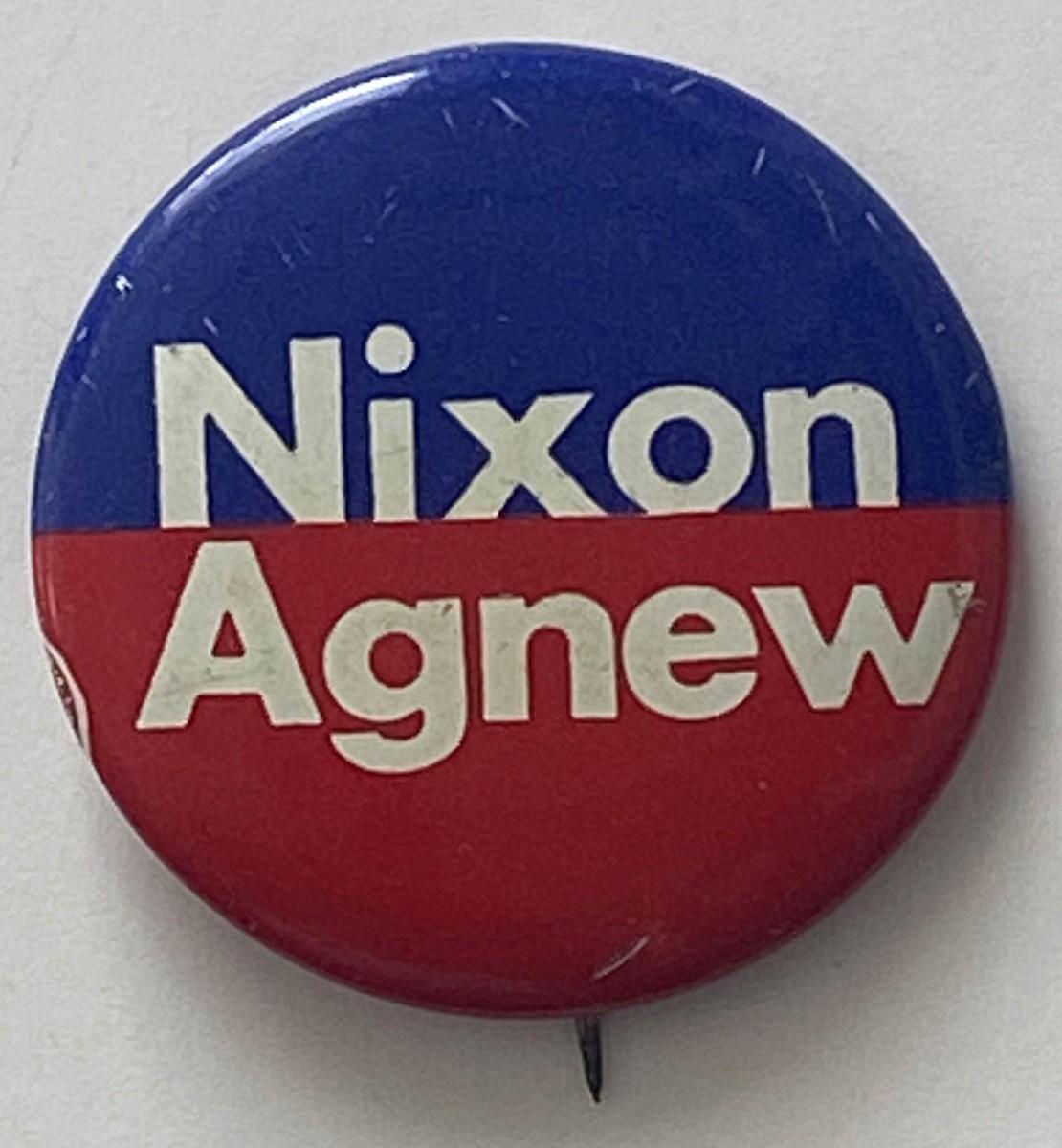 Richard Nixon campaign pin | EstateSales.org