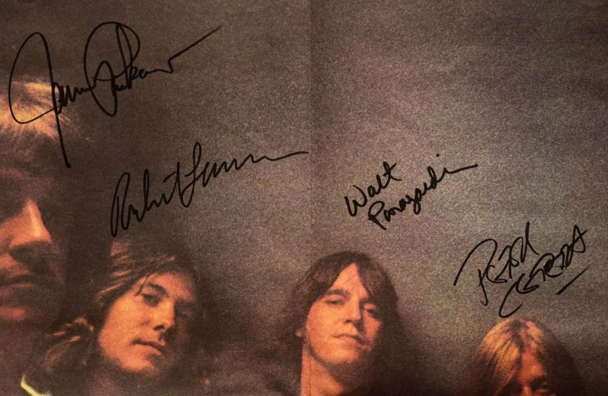 Chicago signed album insert poster | EstateSales.org