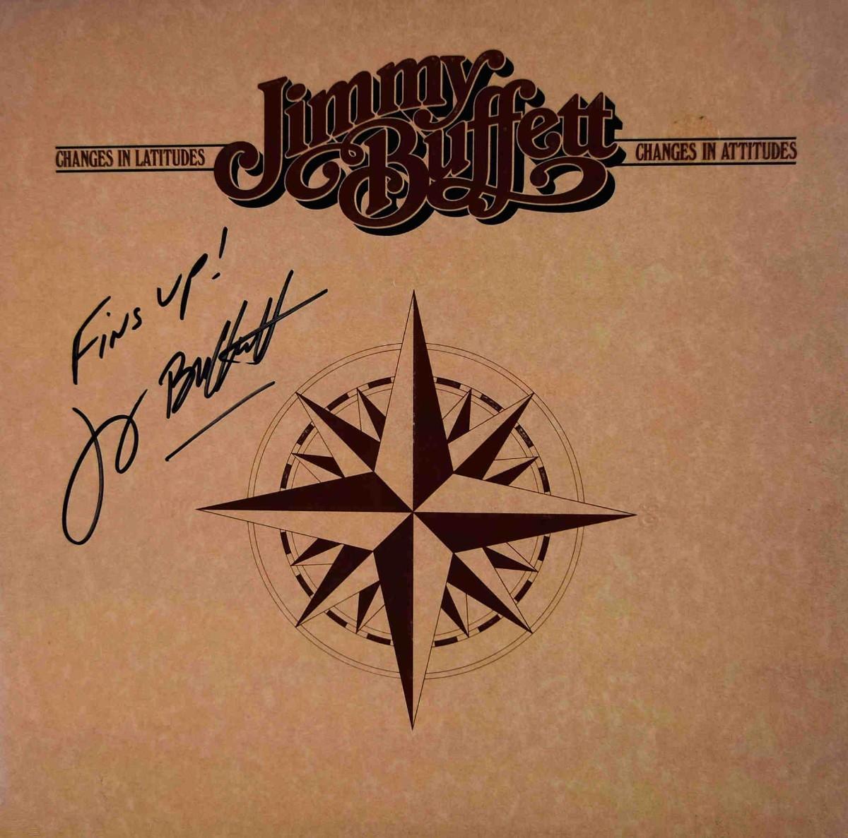Jimmy Buffett signed Changes in Latitudes, Changes in Attitudes album ...