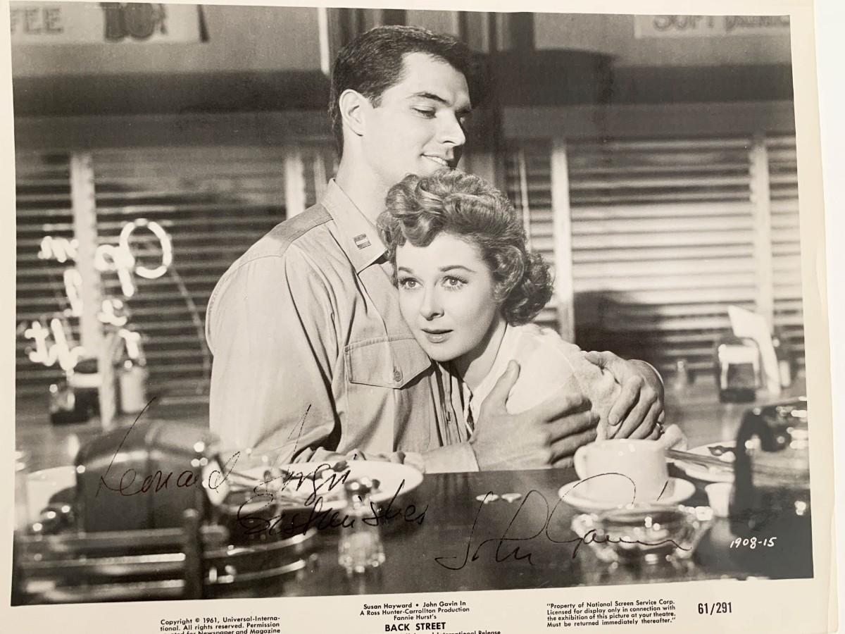 Back Street John Gavin signed movie photo | EstateSales.org