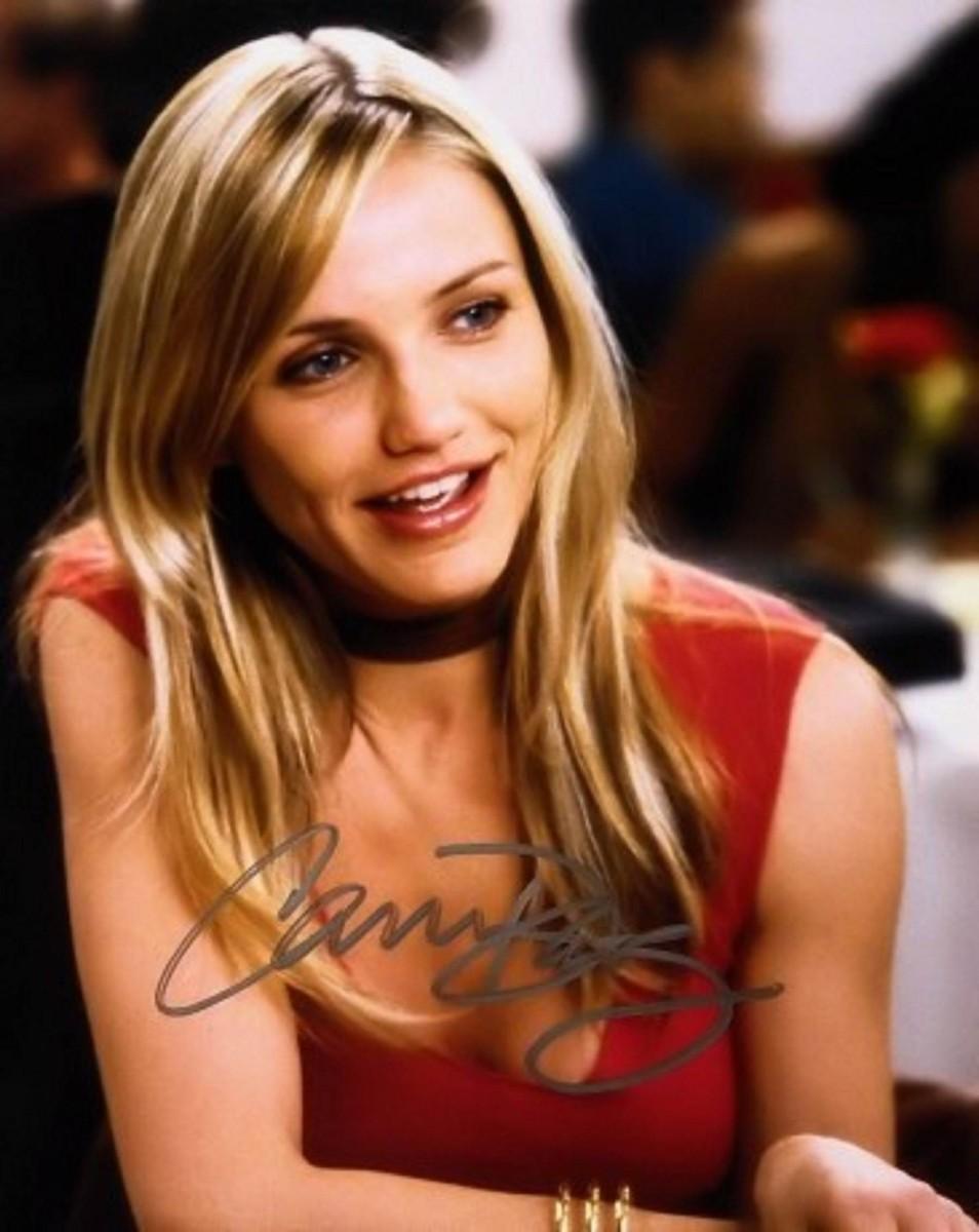 Cameron Diaz signed portrait photo | EstateSales.org