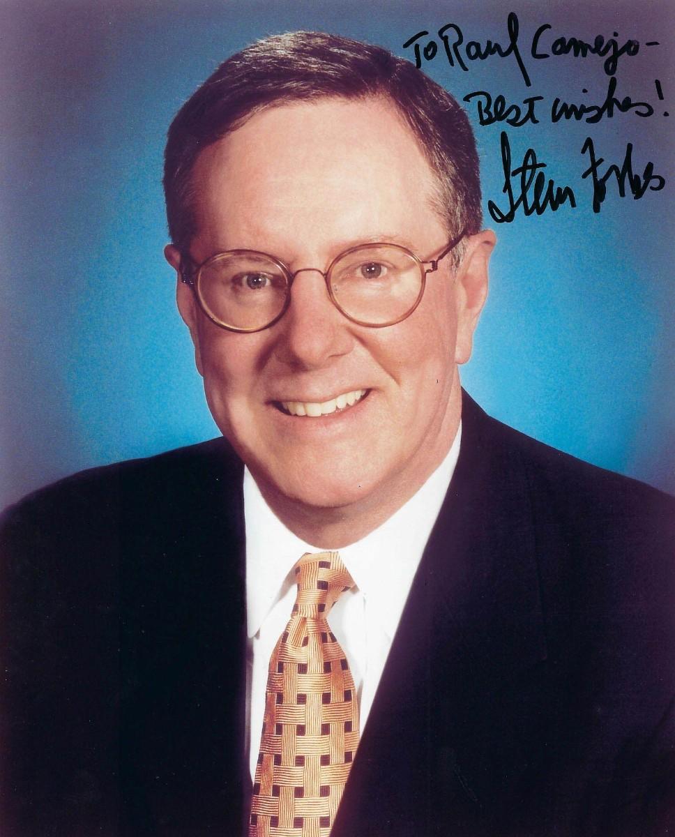 Steve Forbes signed photo | EstateSales.org