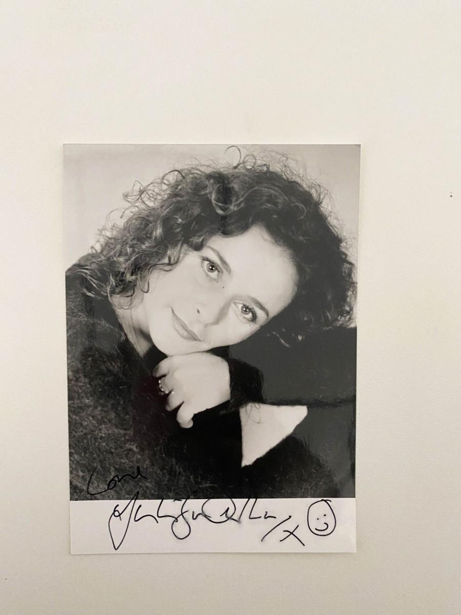Nadia Sawalha signed photo | EstateSales.org