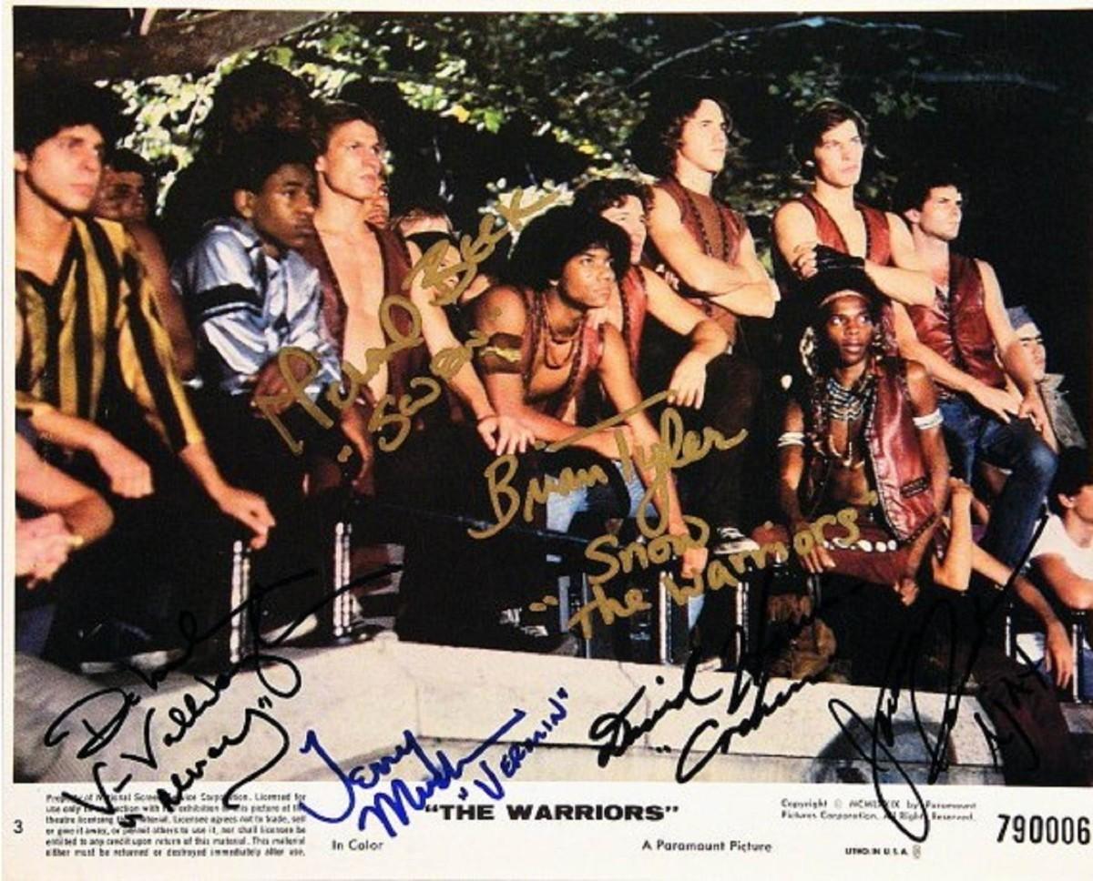 The Warriors signed lobby card | EstateSales.org
