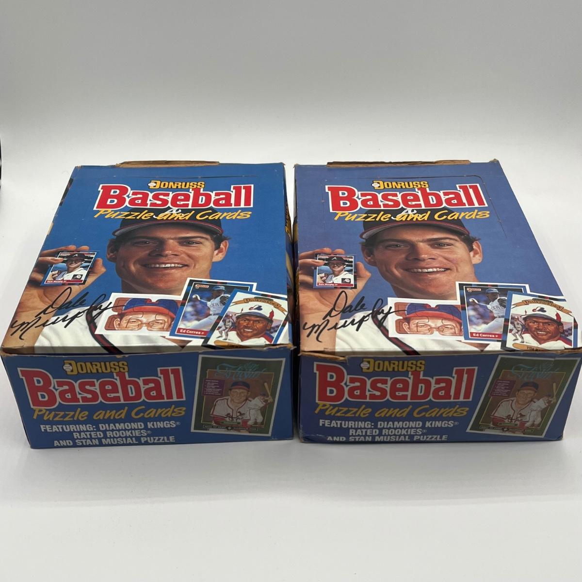 Lot 198: 2 Boxes (36 Packs Each) Unopened 1988 Donruss Baseball Cards